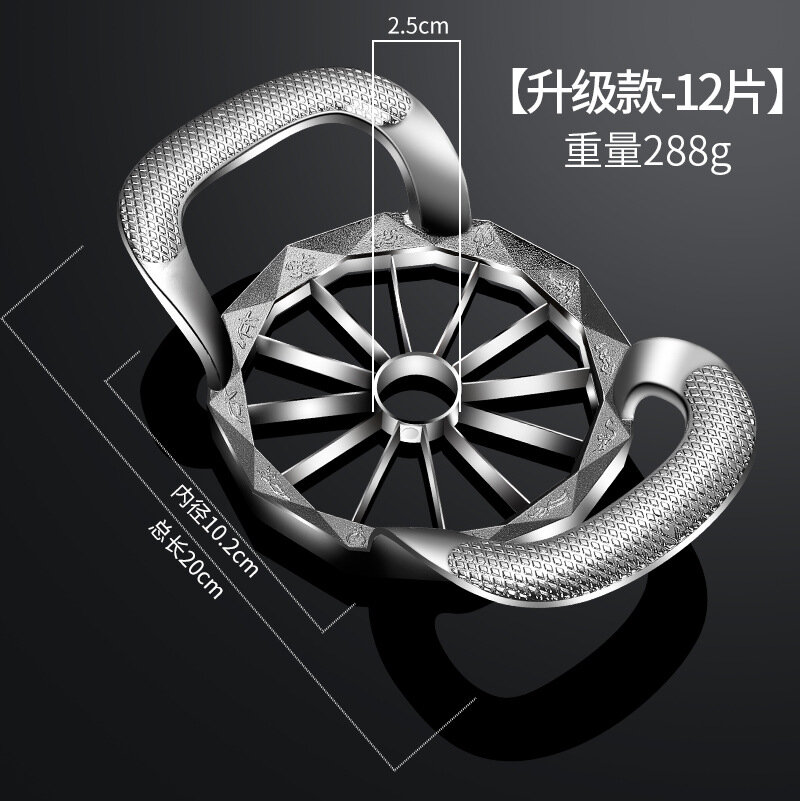 Daoqi Резак для яблок из цинкового сплава, кухонный инструмент, слайсер для фруктов, креативный портативный разделитель и удалитель сердцевины