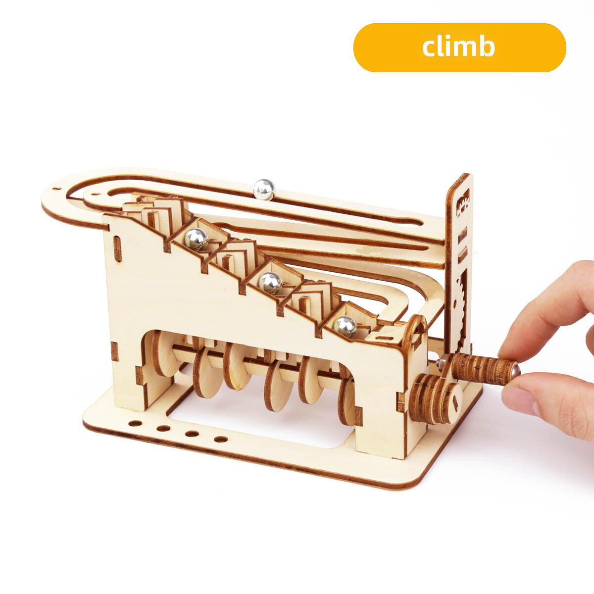 Модель Орбитальной Шара Собраные Игрушки 3D Пазл Деревянный Горка Сделанная вручную DIY Подарок (Климбинг) для подростков из высококачественного дерева для детей старше 7 лет для мальчиков и девочек
