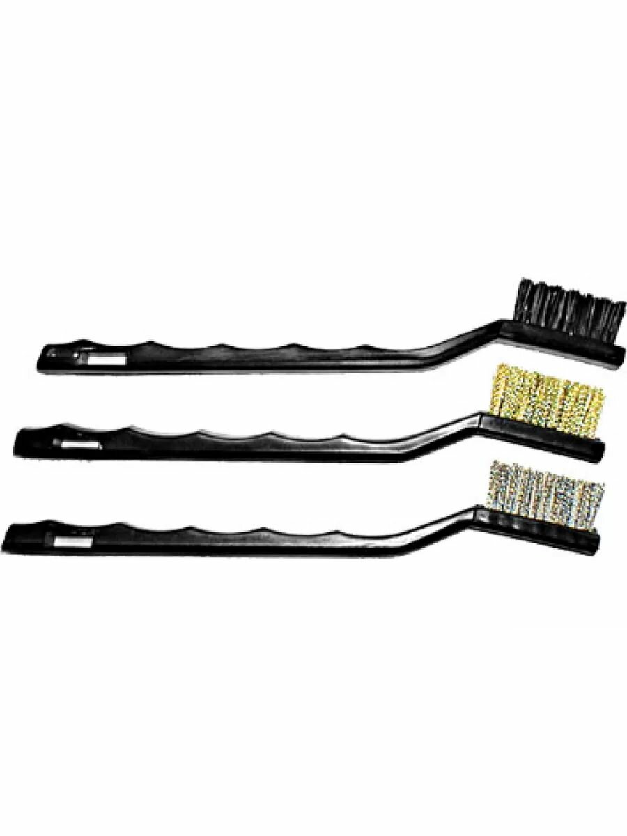 Корщетки мини, набор 3 шт, сталь/нейлон/латунь, 175 мм 38453 FIT