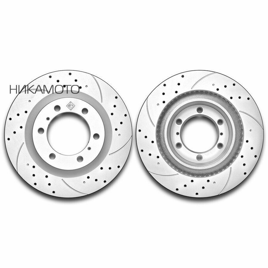 GERAT DSKF188P Диск тормозной TOYOTA FORTUNER 15- (в упак. 2шт) перед.