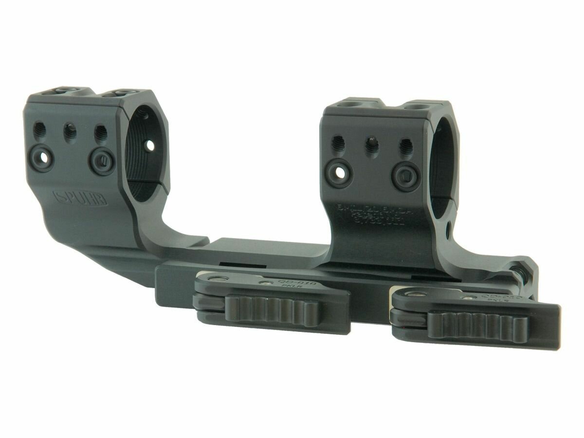 Кронштейн оружейный SPUHR для прицела быстросъёмный, 30мм, на Picatinny, вынос 40мм, наклон 20.6 MOA