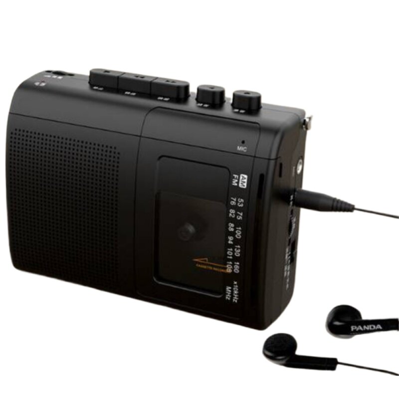 Портативные Кассетные Плееры Рекордеры с AM FM Радио Встроенный Динамик для Ностальгирующих Меломанов Чистое аудио с Питанием 5 В постоянного тока