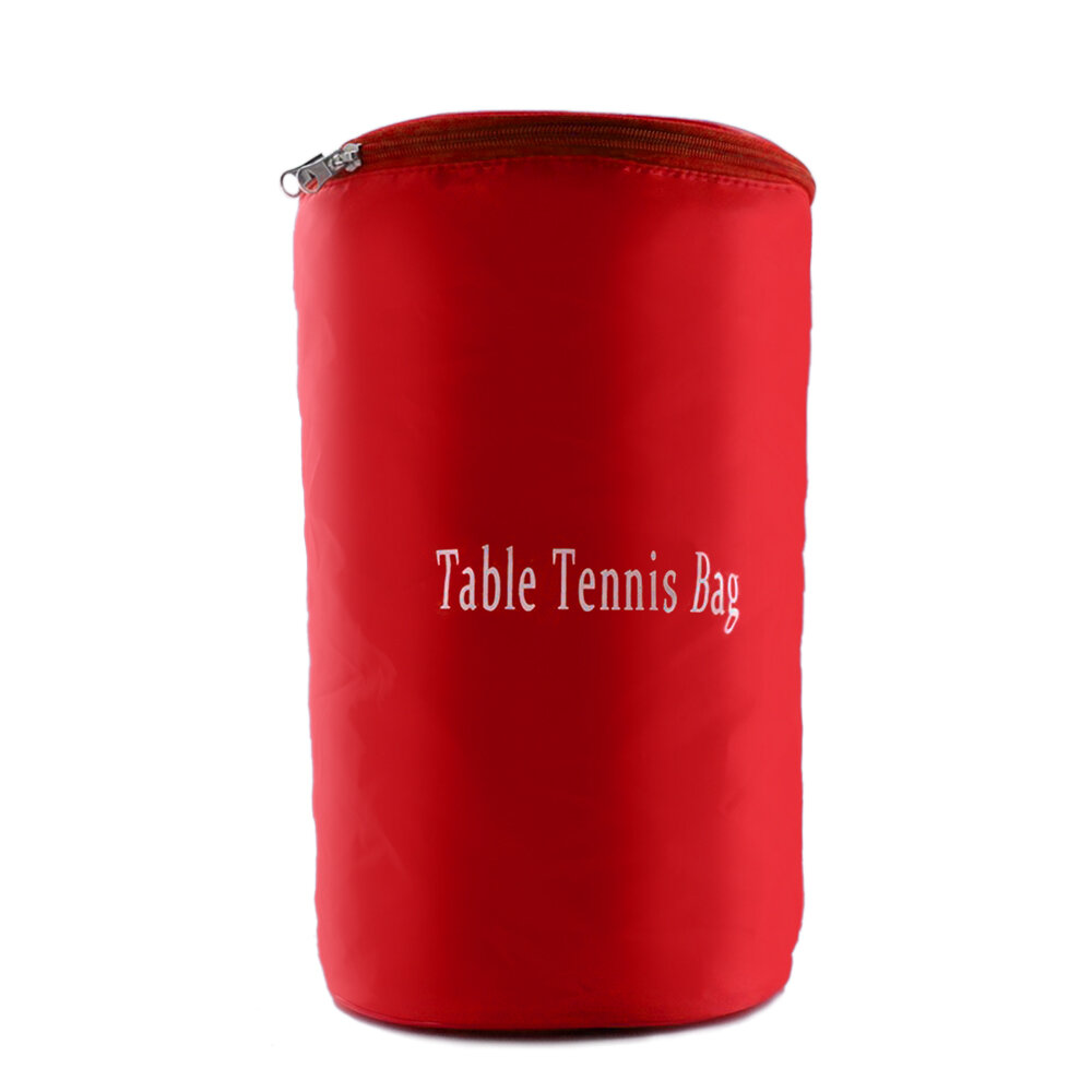 Сумка для хранения теннисных мячей портативная емкостью 230 мячей, чехол для мячей для настольного тенниса, держатель для мячей для настольного тенниса, спортивная сумка для хранения, материал Оксфорд, цвета Красный/Синий/Черный (по выбору), размер