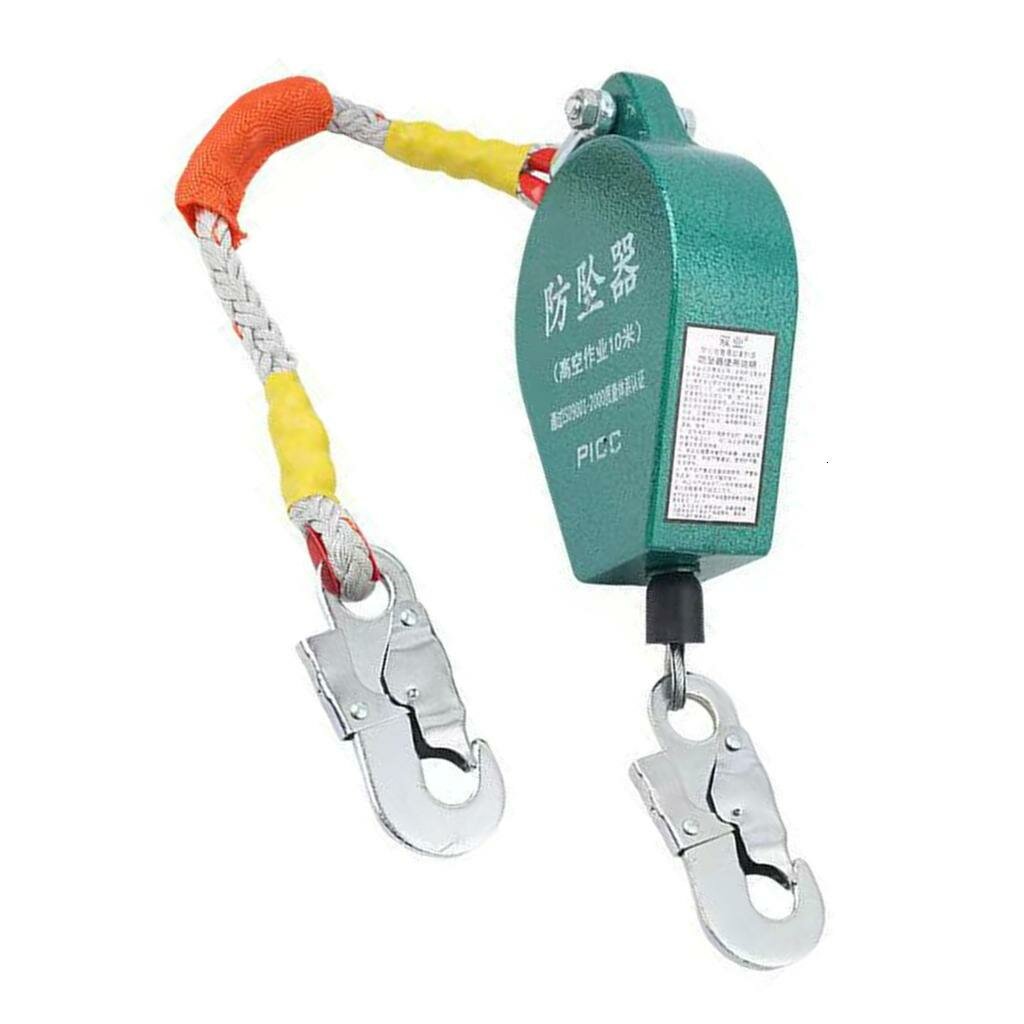 Автоматический предохранительный замок с двойной блокировкой, 10 м, 800 фунтов, с амортизацией