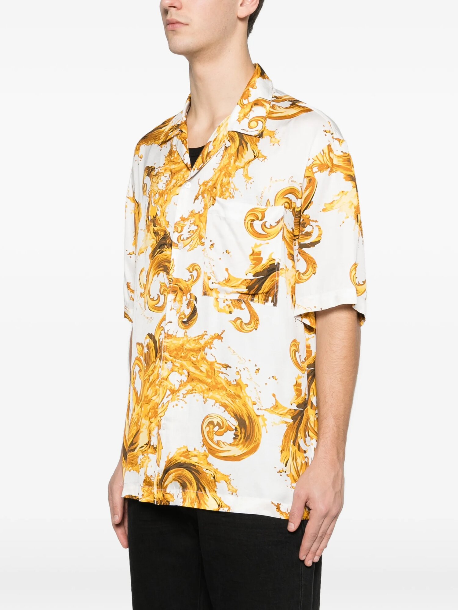 Рубашка Versace Jeans Couture Baroque, размер 48, white — фото 1