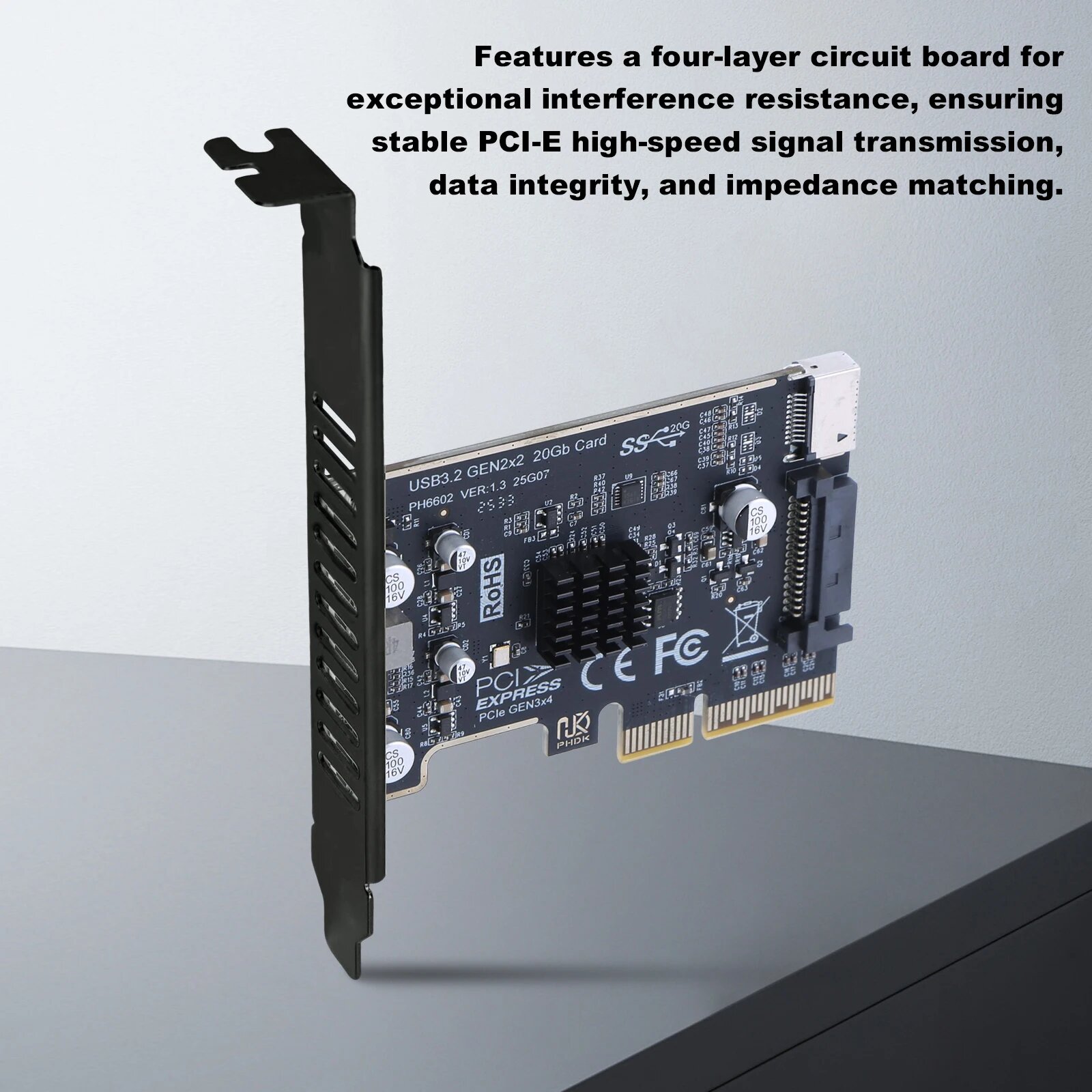 PCI-E Райзер ASM3242 USB 3.2 GEN2