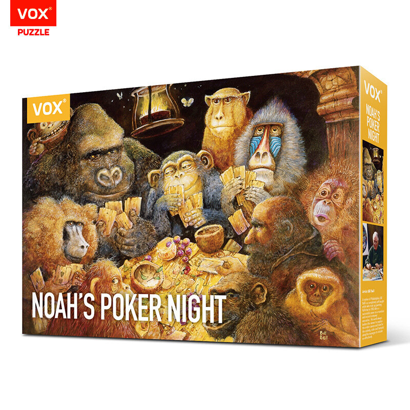 Пазл VOX 1000 деталей для взрослых, игрушка для снятия стресса, BILL BELL Creation