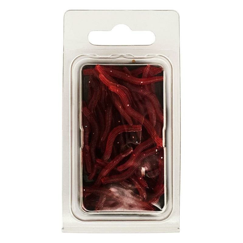 Искусственные черви для рыбалки, 3. упаковка вина размером 5 см50 шт.