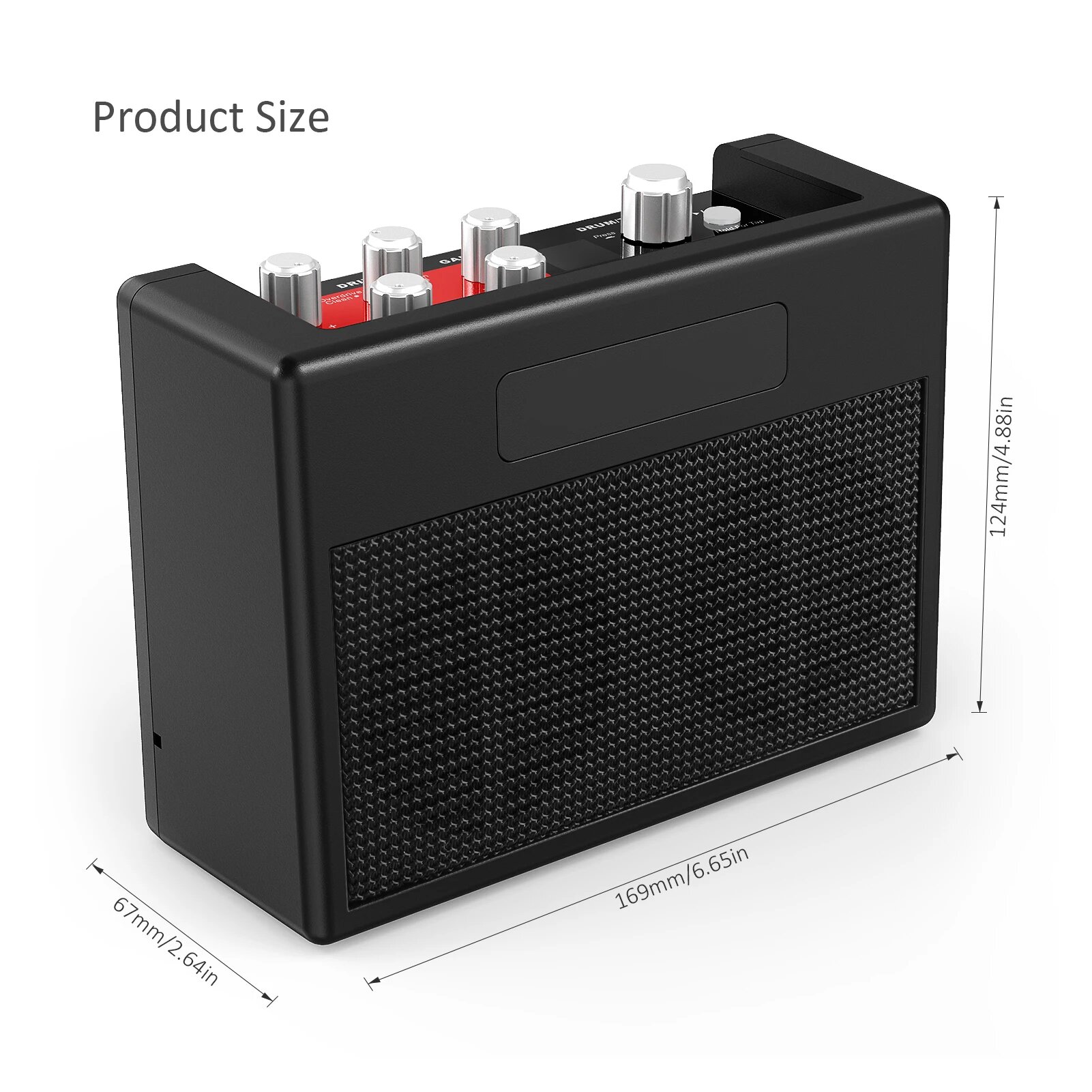 Портативный гитарный усилитель POCKAMP 5 Вт, EU 100-240V