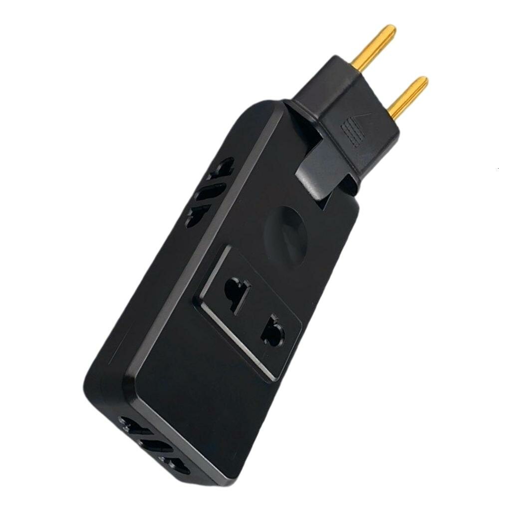 Розетка поворотная на 180 градусов, Черная европейская подставка