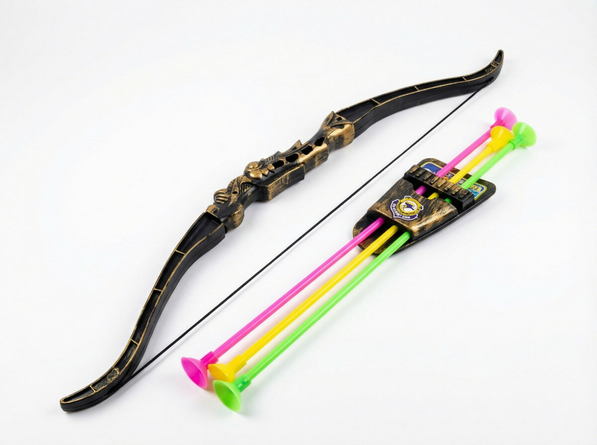 Лук и стрелы в пакете