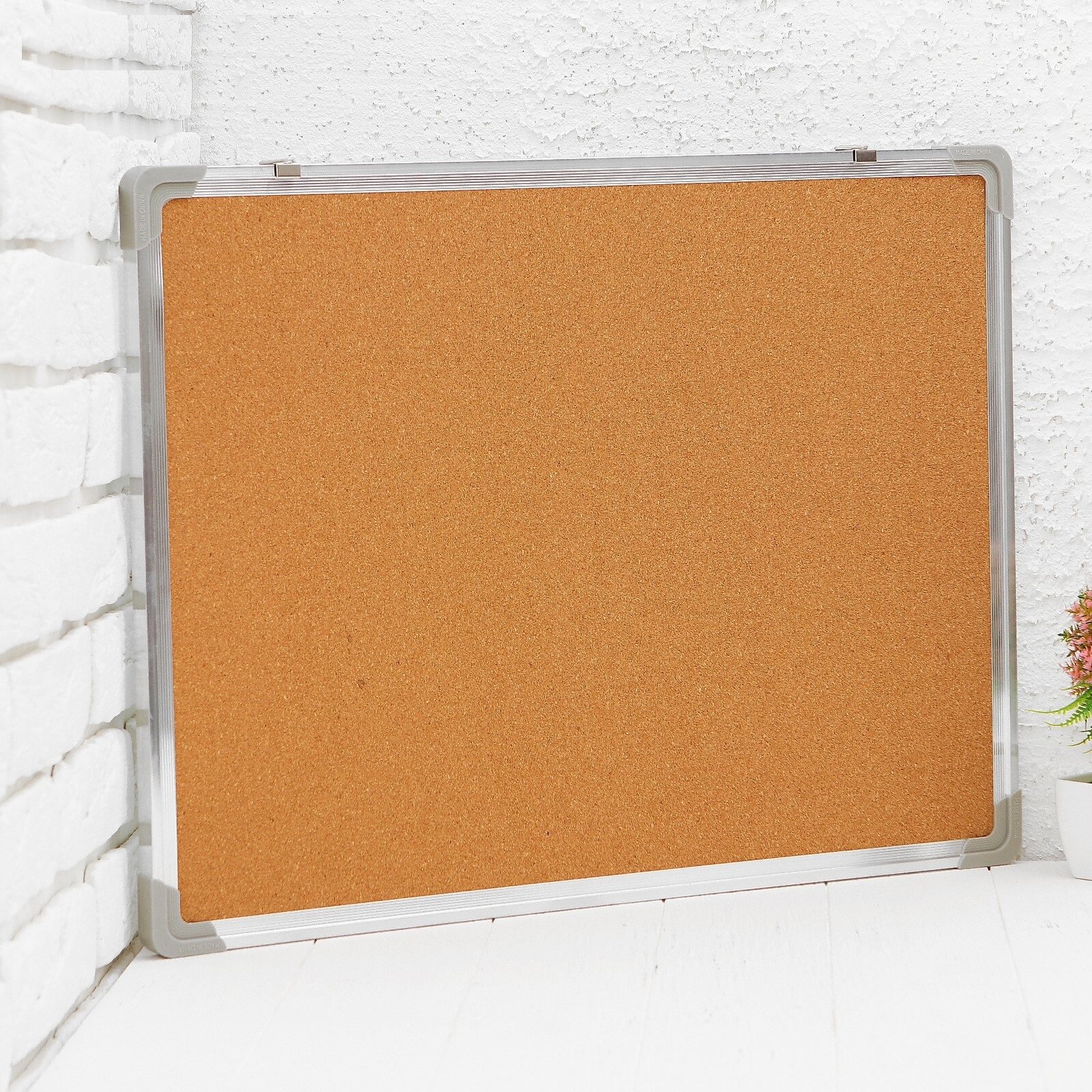 Доска двусторонняя, пробковая и магнитно-маркерная, 60×45 см