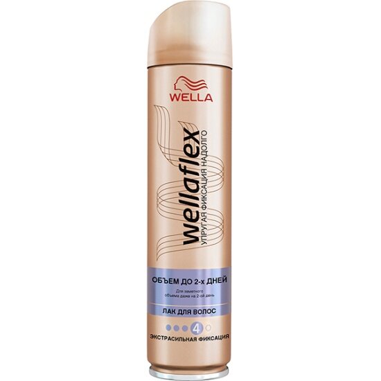 Лак для волос Wellaflex Volume 2Day Объем до 2-х дней, ЭСФ 4, 250 мл
