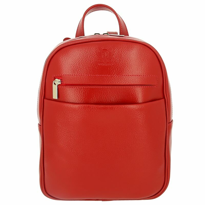 Женский кожаный рюкзак Versado 189 red