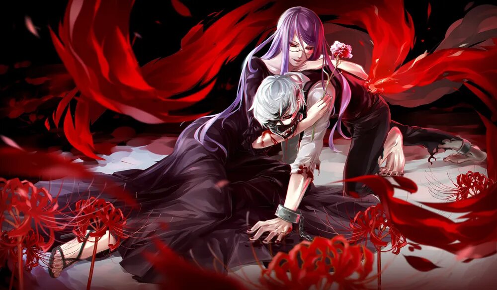 Пазлы из 1000 частей, Tokyo Ghoul/Токийский гуль, большие сложные головоломки, обучающие интеллектуальные, Деревянная головоломка,50x75cm, Креативные подарки, Украшение дома