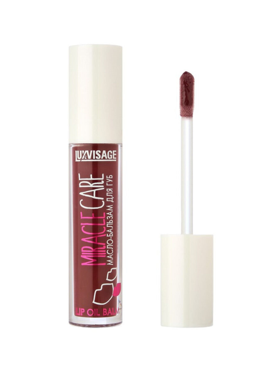 Масло-бальзам для губ LUXVISAGE MIRACLE CARE тон 108 Deep wine