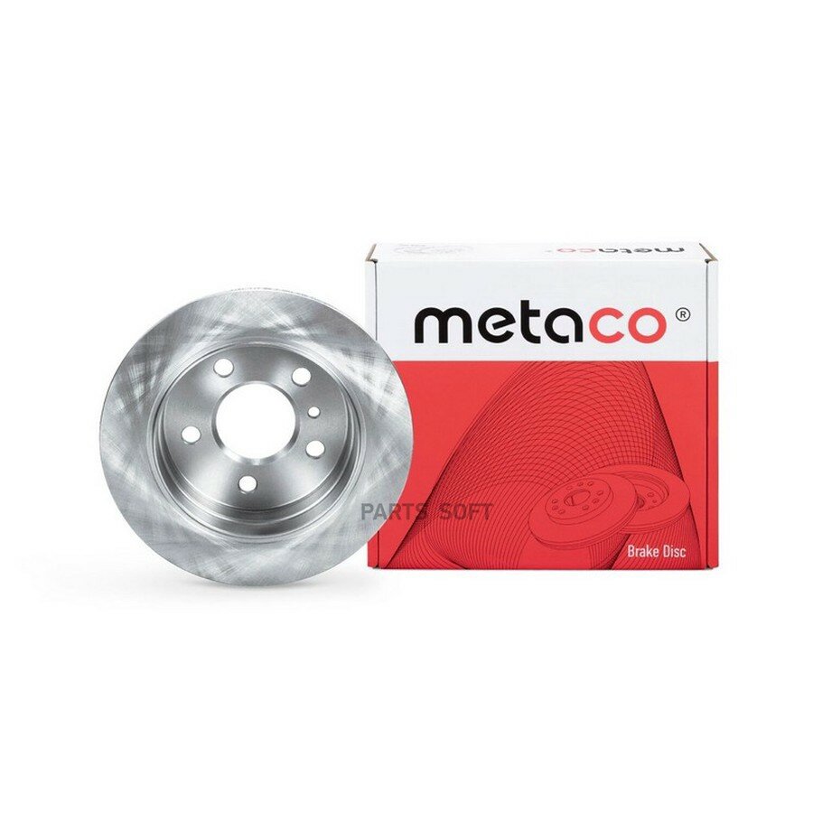 METACO Диск тормозной задний Mercedes Benz W245 B-klasse (2005-2011), Mercedes Benz A140/160 W169 (2004-201
