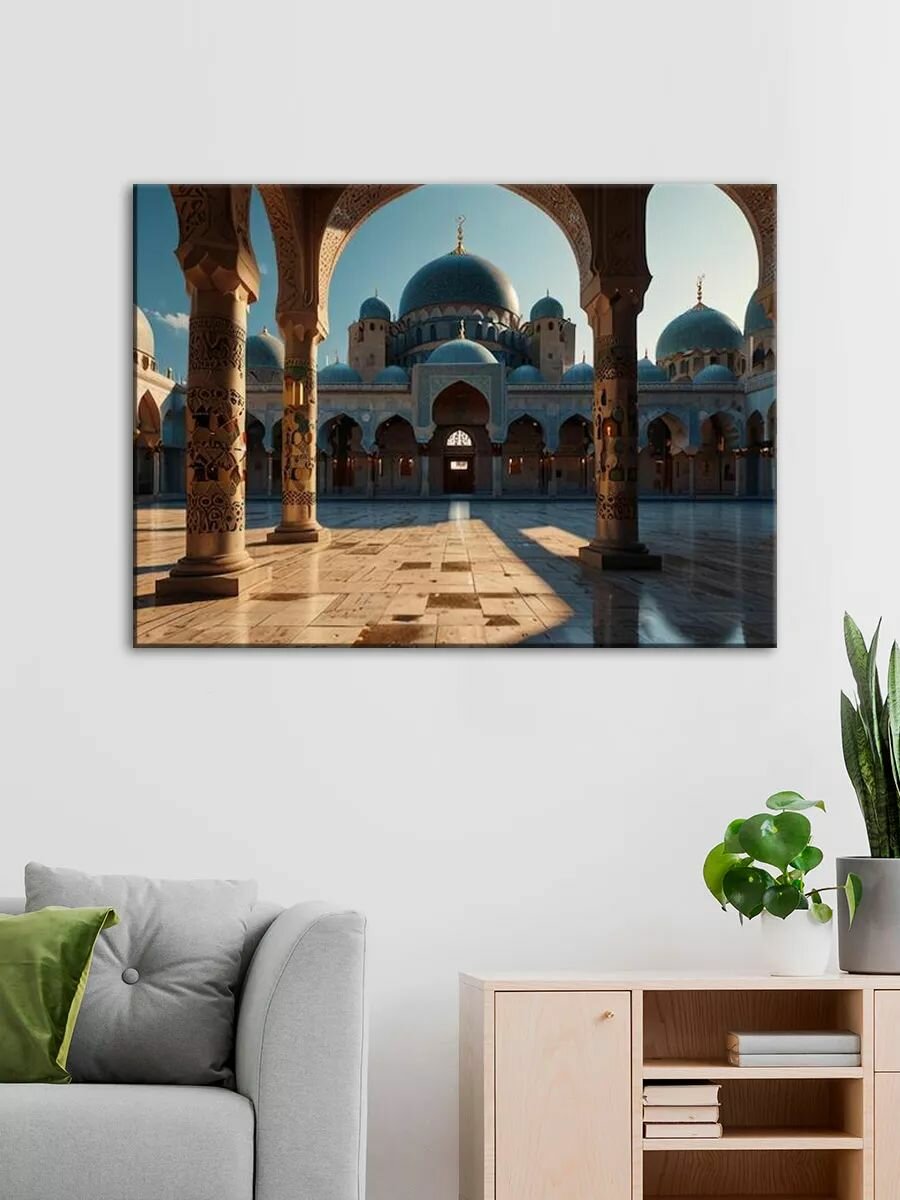 Картина на стену "Мечети и их архитектура", 70x50 см