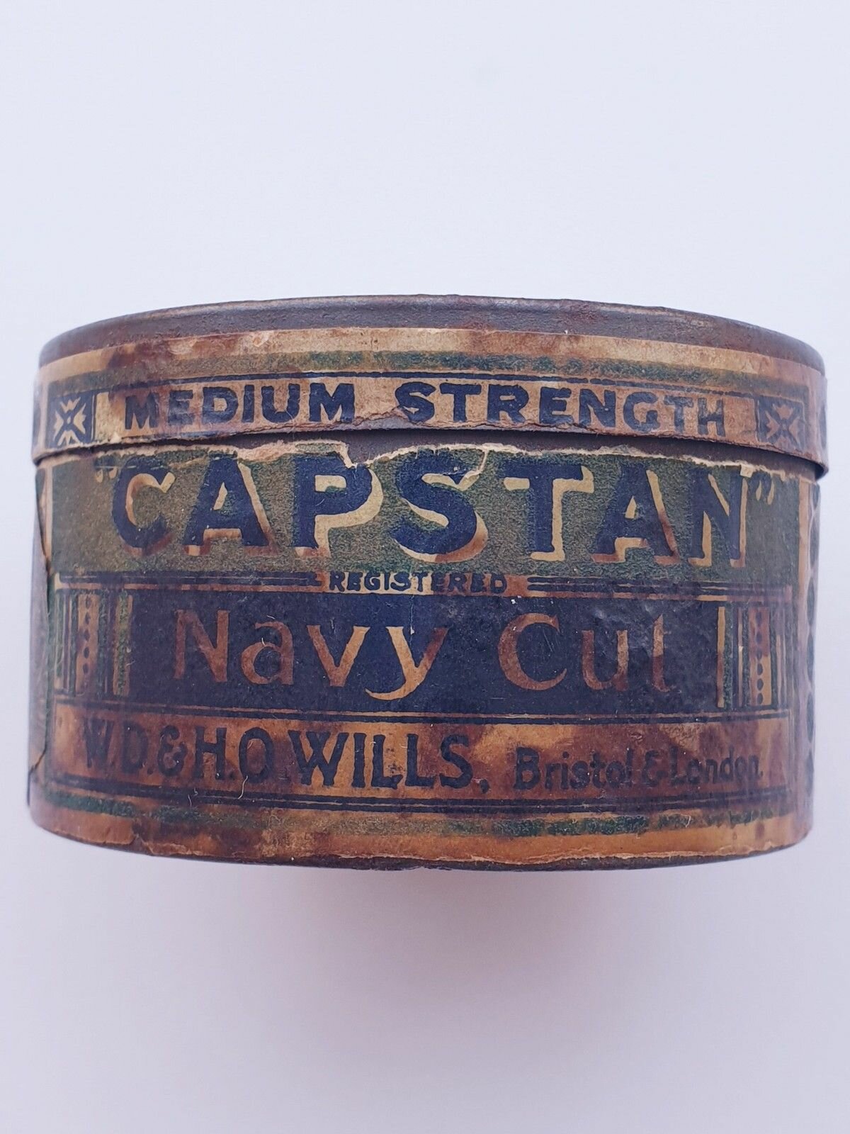 Упаковка (банка), табачная, British American Tobacco (Бритиш Американ Тобакко), металл, США, 1893-1901 г.