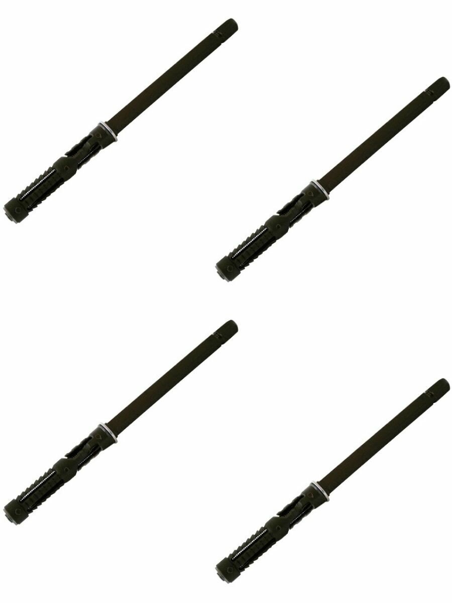 Менсолодержатель нерегулируемый скрытого типа 12х120мм, цвет - Коричневый, 4 шт.