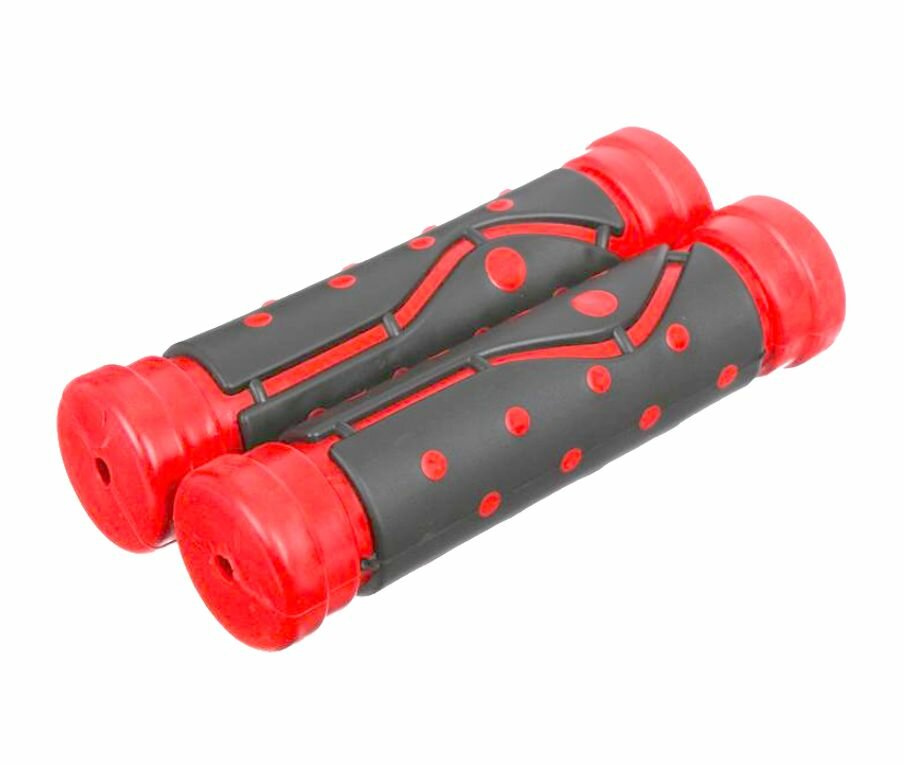 Ручки на руль 120мм точка, красный