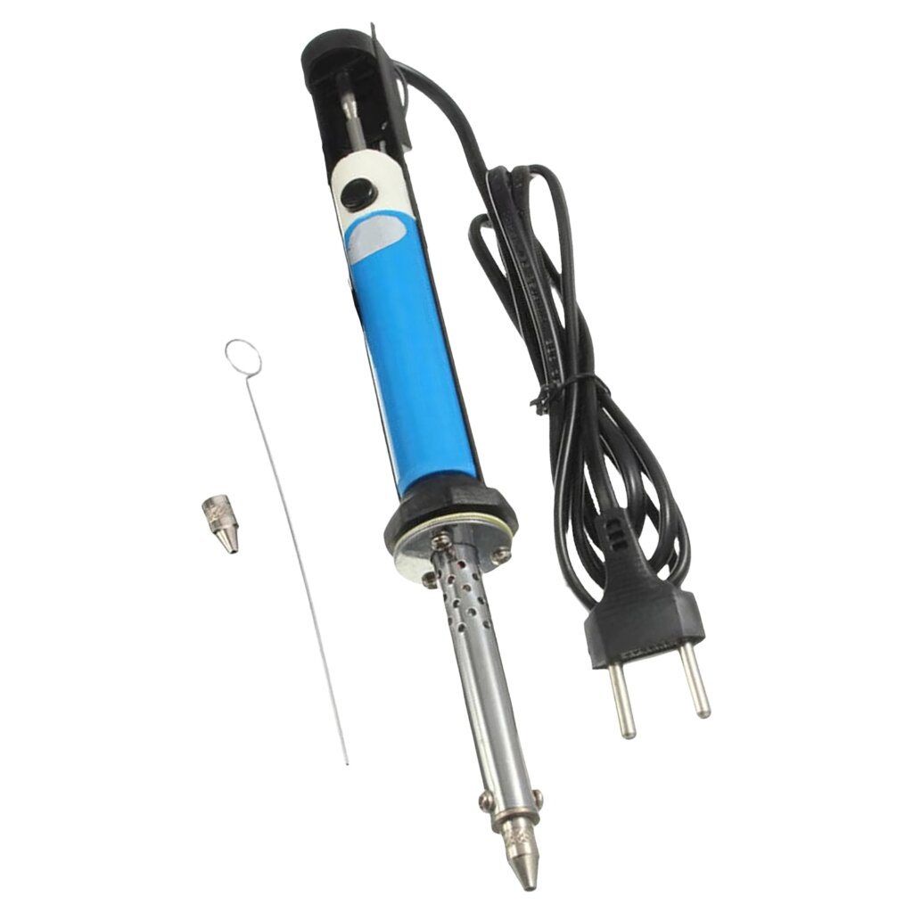 Электрические отсосы для припоя, отсос для припоя с укороченной ручкой для зарядки и насадками для отсоса припоя