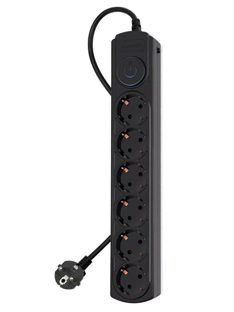 Сетевой фильтр BK-6-EU-1.8-10-B 1.8м (6 розеток)