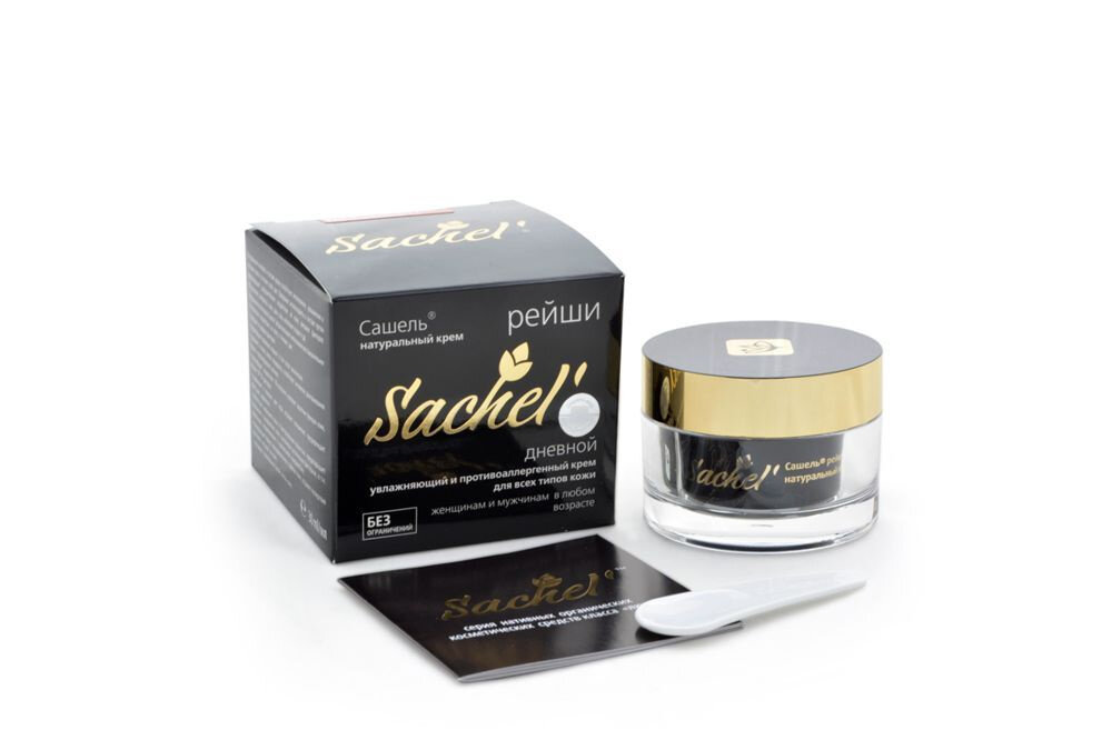 "Sachel" Крем дневной рейши для лица 30 мл. Увлажнение, питание, защитой и омоложение кожи. Сашера-МЕД