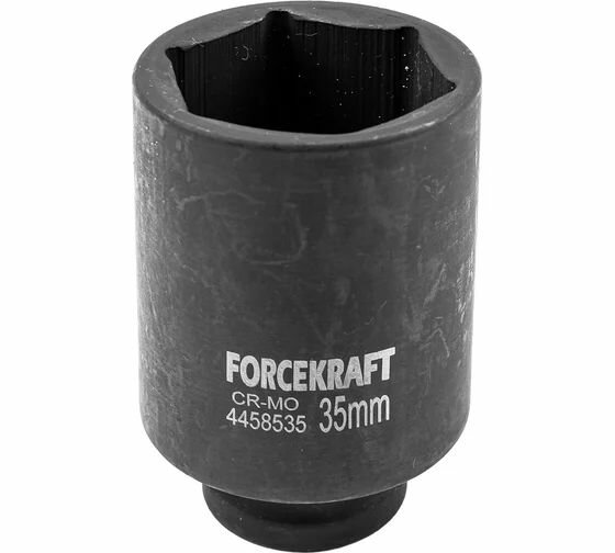 Головка ударная глубокая 35мм (6гр.), 1/2" FORCEKRAFT