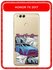 Чехол на Honor 7X / Хонор 7Х с принтом "JDM коллаж", прозрачный