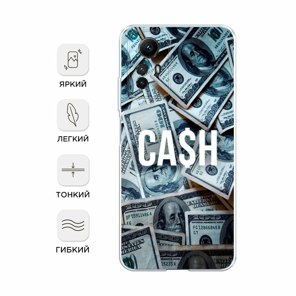 Чехол на Xiaomi Redmi Note 12S / Сяоми Редми Ноут 12S с принтом "Cash" — фото 1