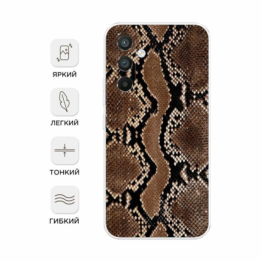 Чехол на Samsung Galaxy A54 / Самсунг A54 с принтом Кожа питона — фото 1
