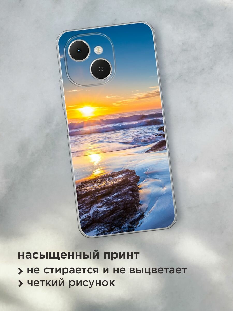 Чехол на Tecno Spark 40C / Текно Спарк 40C с принтом "Восход 6" — фото 1