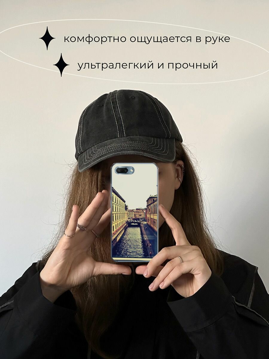 Силиконовый чехол на Honor 10 / Хонор 10 с принтом "Санкт-Петербург" — фото 1