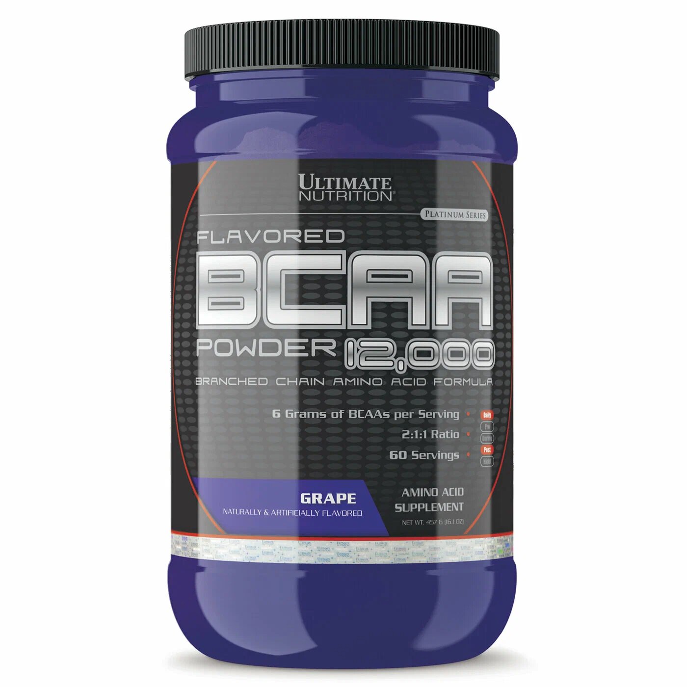 Аминокислоты Flavored BCAA Powder 12000 457 г, Виноград