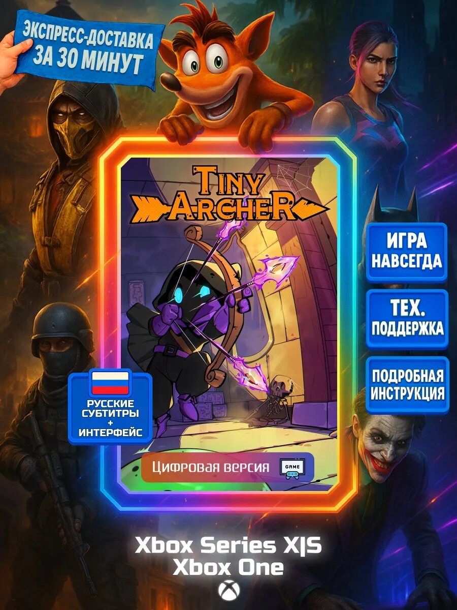 Tiny Archer One, Series X|S | Экшен и приключения | Русский интерфейс | Цифровая версия