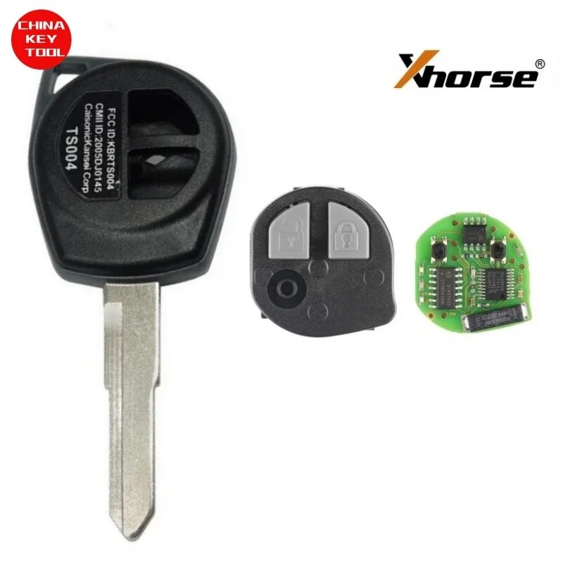 1 шт. Xhorse XNSZ01EN беспроводной дистанционный ключ для Suzuki 2 кнопки с корпусом ключа