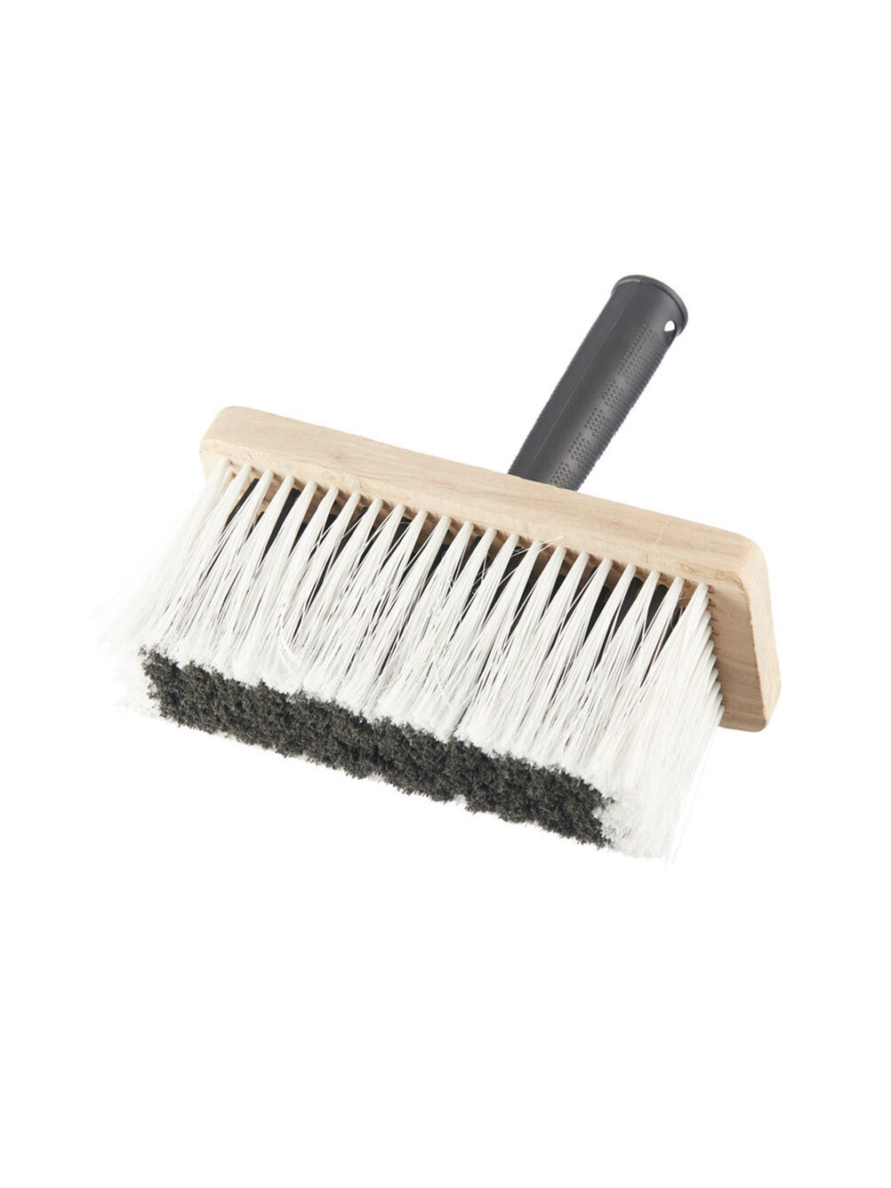 Кисть малярная макловица искусственная щетина пластиковая ручка 180х80 мм для обойного клея и грунтов на водной основе