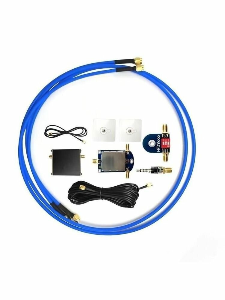 Nwe 50 К-500 МГц широкополосная активная маленькая магнитная рамочная антенна LZ1AQ усилитель HF AM FM VHF UHF SDR приемник радио Tescun Malahit