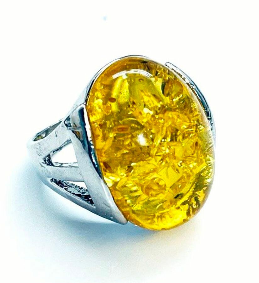 Кольцо, янтарь