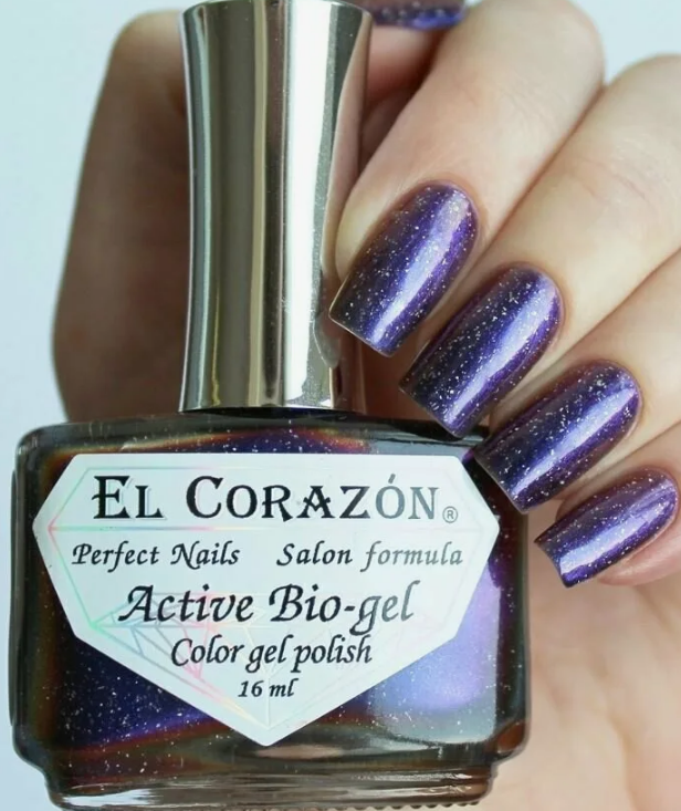 Лечебный Лак для ногтей EL CORAZON Эль Коразон Iron Hard Железная твердость, космический16 мл