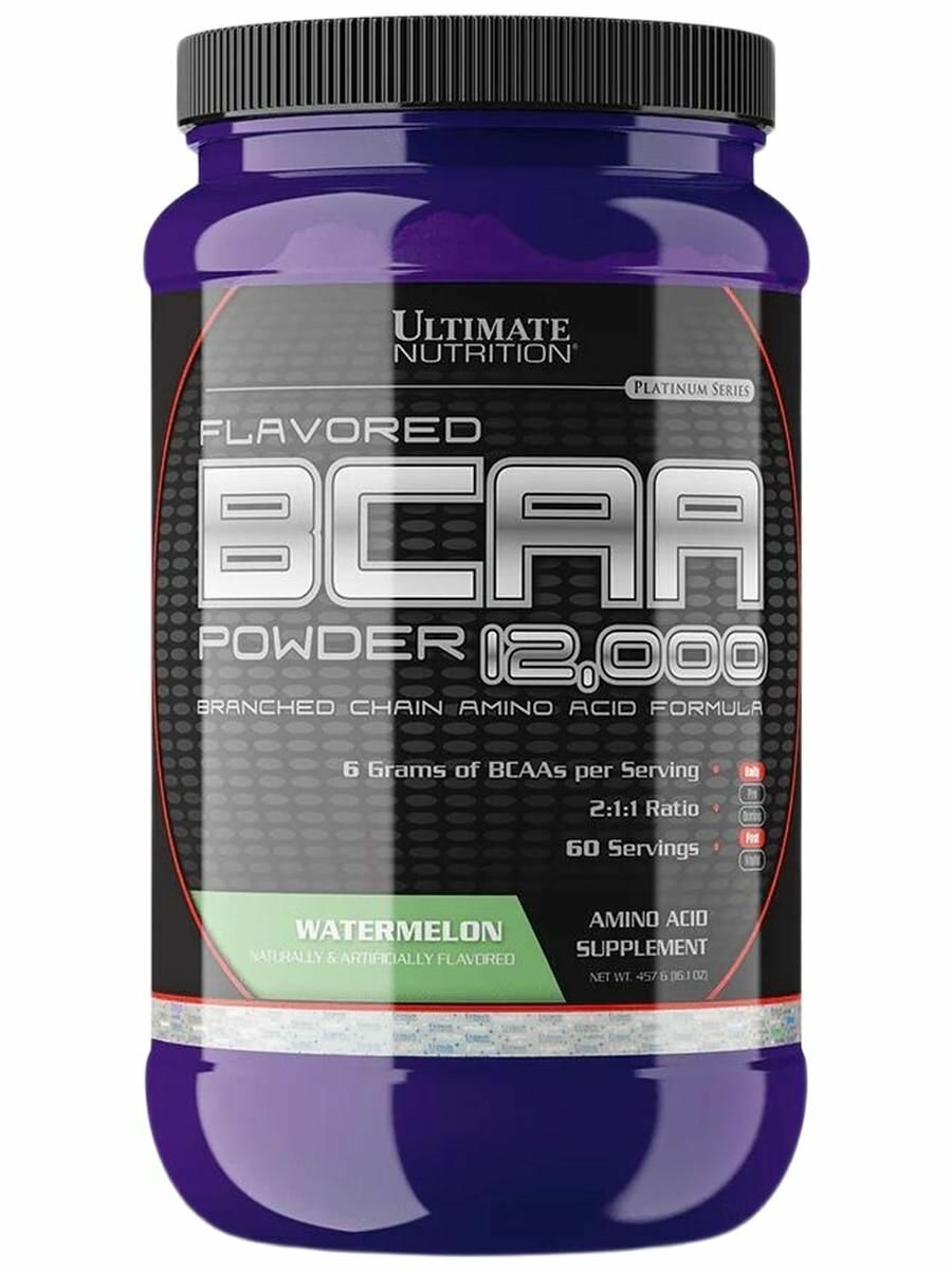 Ultimate Nutrition BCAA Powder 12,000 (457 g) бсаа аминокислоты