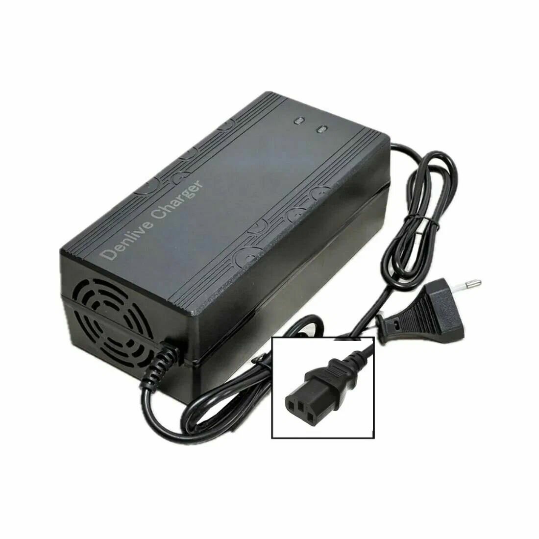 Зарядное устройство/зарядник 48v -2A разъем C13 для электроскутера/лектровелосипеда электросамоката