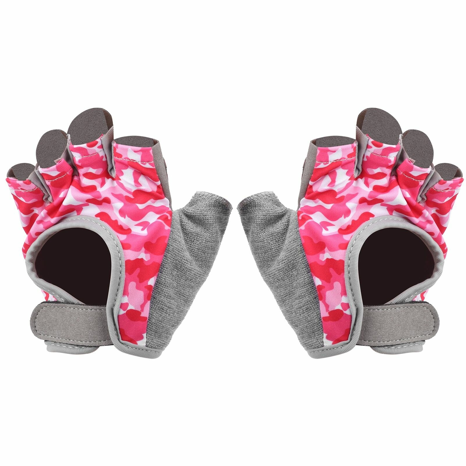 1пара Перчатки Детские Велосипедные Полупалые Нескользящие Дышащие Спорт XS