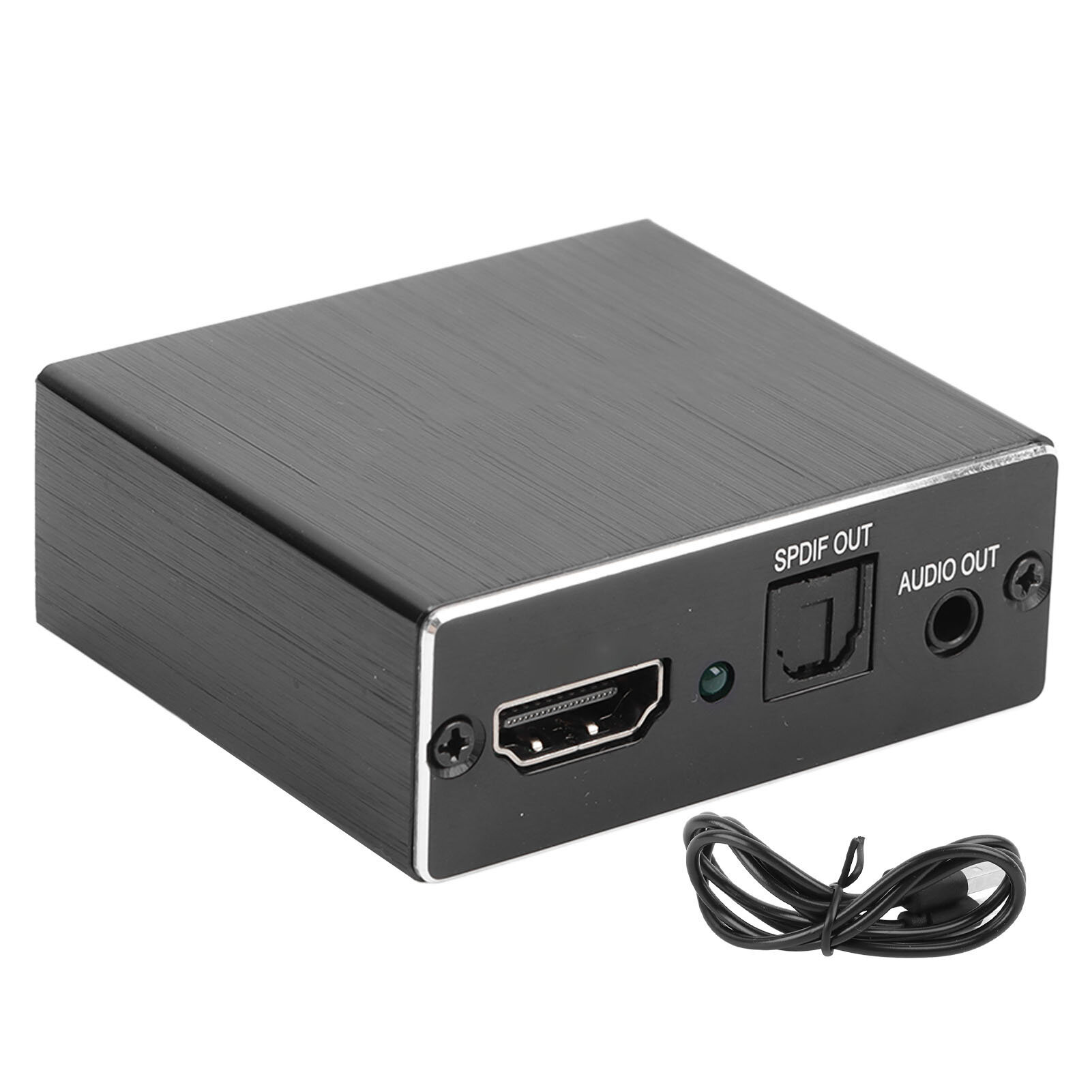 Разветвитель мультимедийного интерфейса HD, звуковой интерфейс 3,5 мм, 5,1-канальный преобразователь сигнала для ТВ, стереоигровых консолей