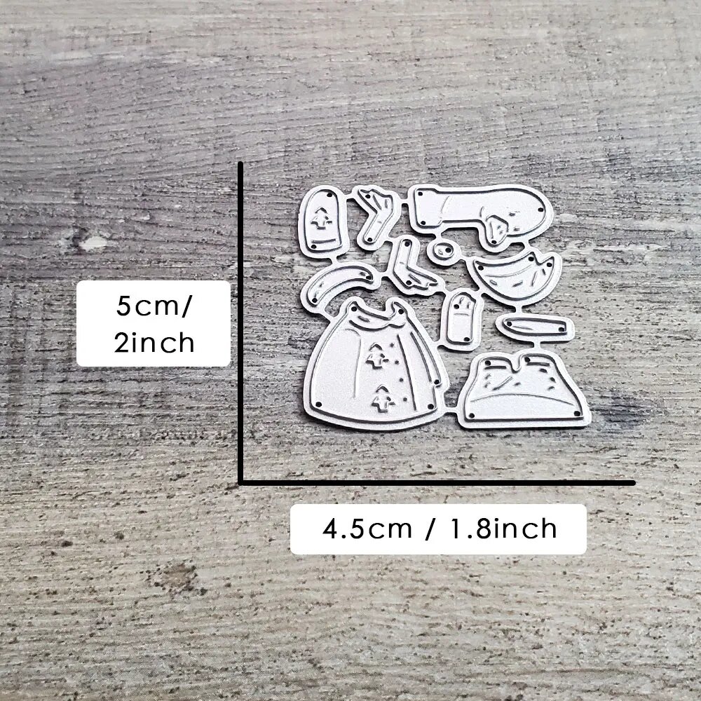 Металлические трафареты Catlove Рождественский гусь для скрапбукинга CL3473