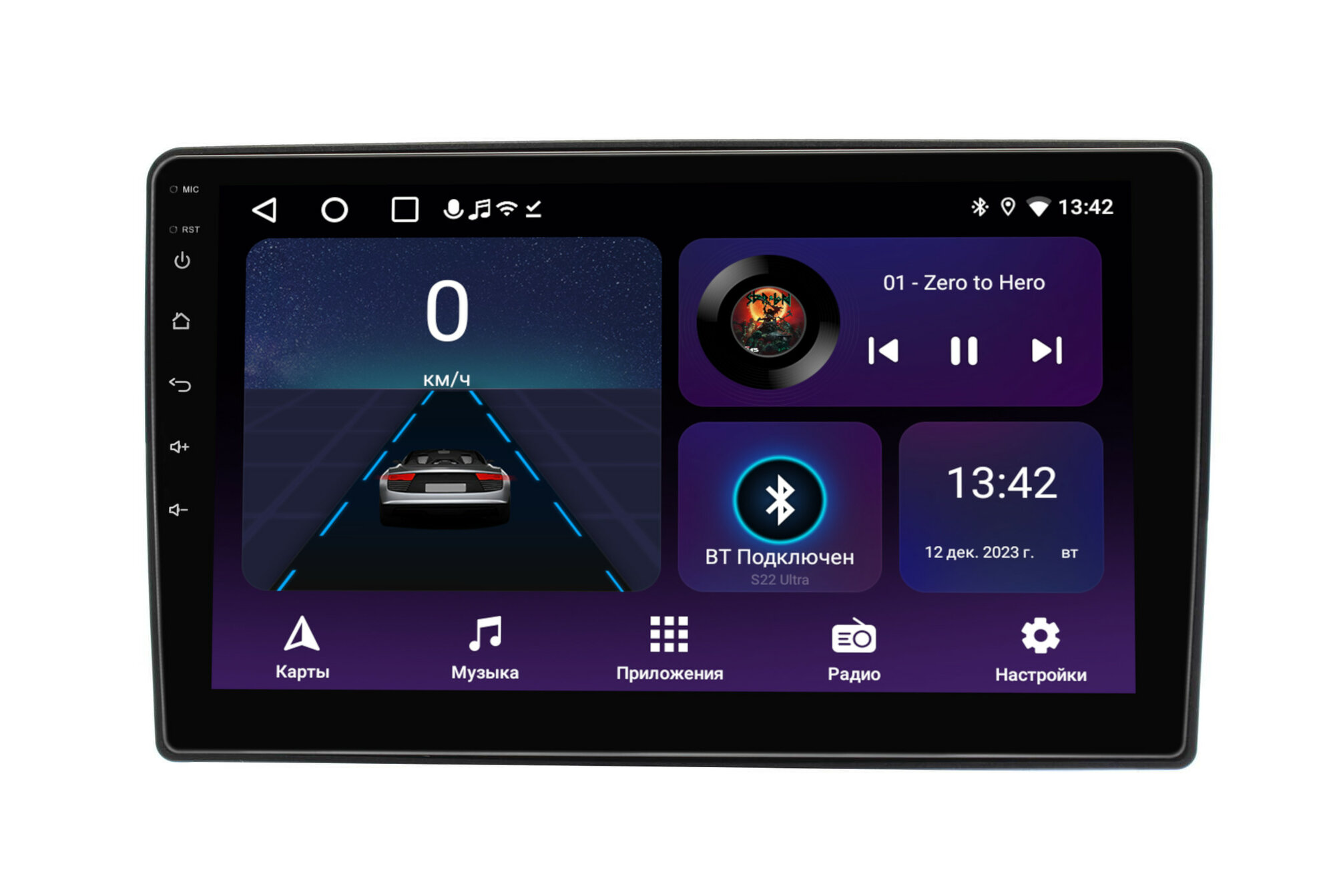 Штатная магнитола Toyota Funcargo 1999 - 2005 / Android 9, 9 дюймов, WiFi, 2/32GB, 4 ядра