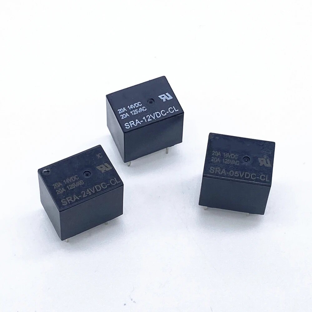 Реле мощности 5В 12В 24В 20А (2 шт.) 5V