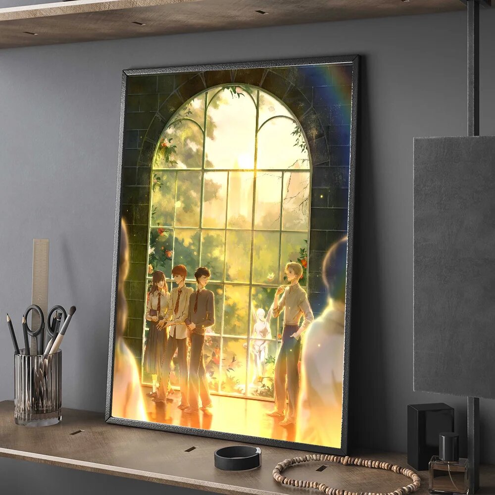 Постер "Драко Малфой, Гарри Поттер", bilibili HEI-8, 42x30cm No Frame