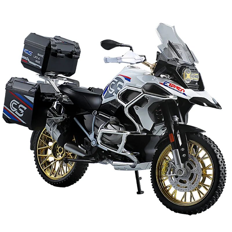 Мотоцикл BMW R1250 GS ADV 1:10 White foam box